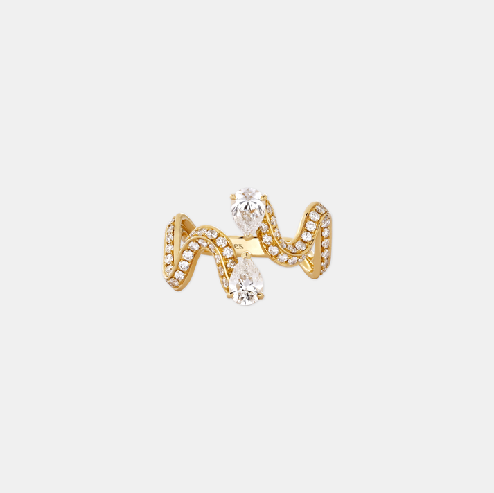 Bold Wave Ring